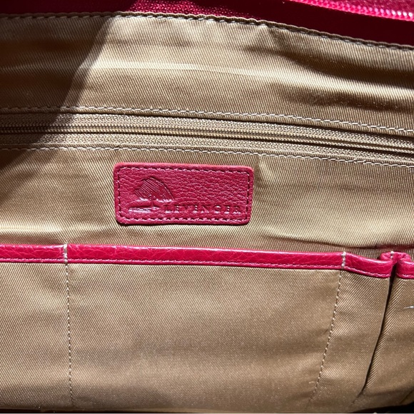 Levenger | Bags | Levenger Red Leather Shoulder Bag | Poshmark